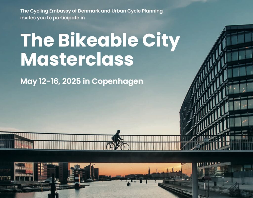 Question: is The Bikeable City Masterclass (“BCM”) the most ...